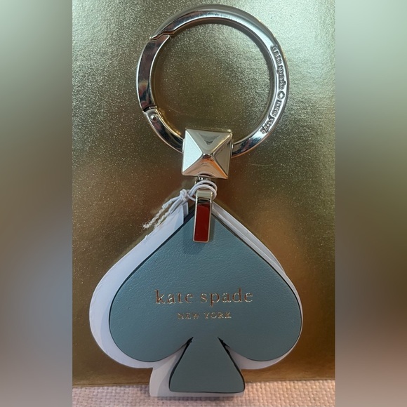 kate spade | Accessories | Kate Spade Leather Keychain Key Fob Seaside ...